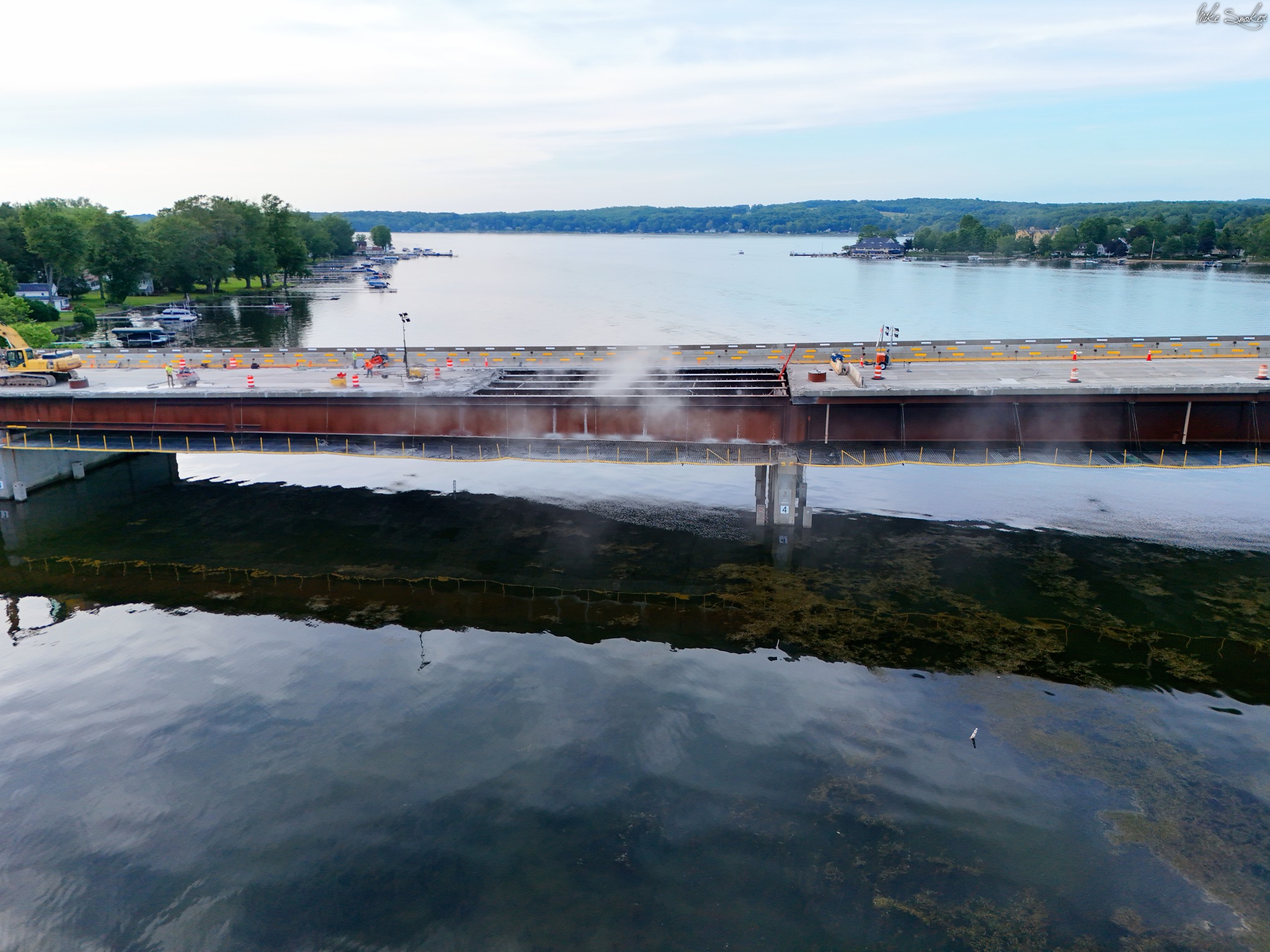 Bridge Work Progresses After Review | News, Sports, Jobs - Observer Today
